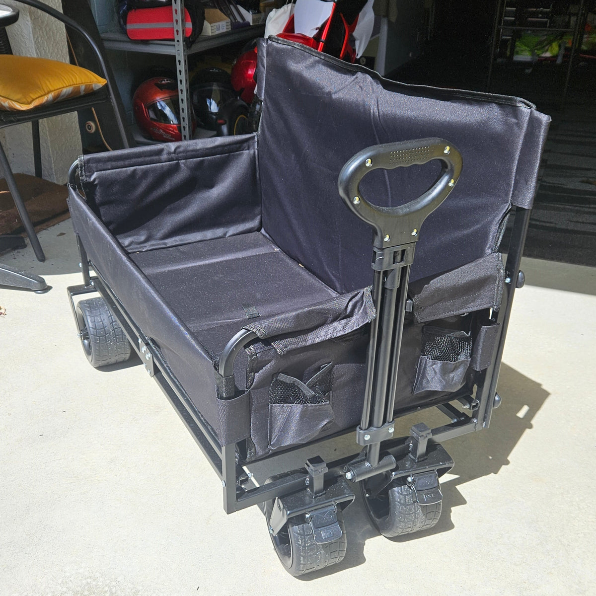 Cart "n" Couch folds down for kids seating – Wired 2 Ride